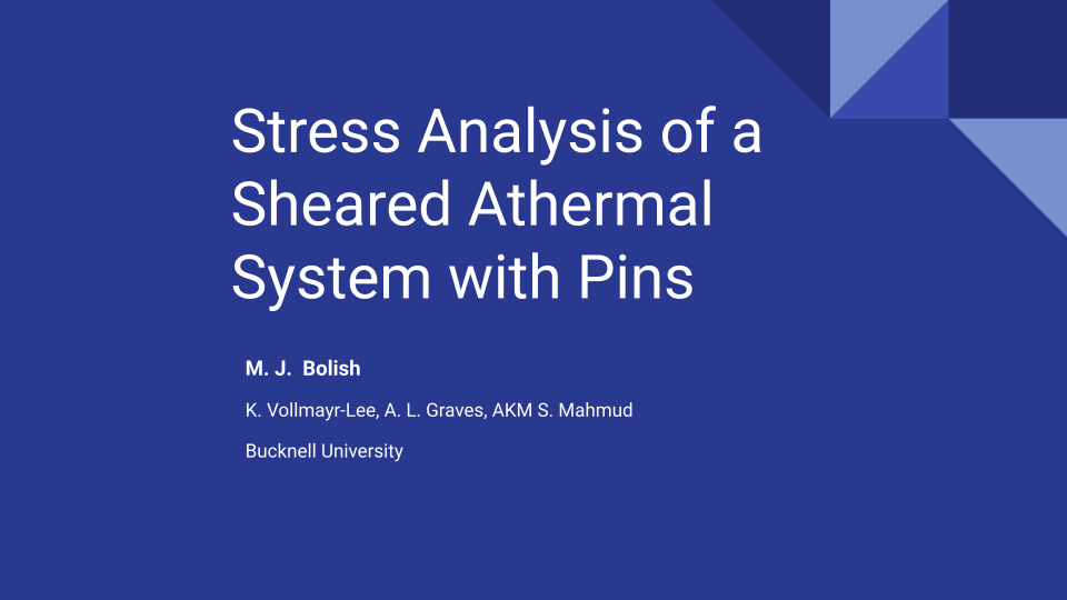 Michael Bolish « Kalman Symposium 2023